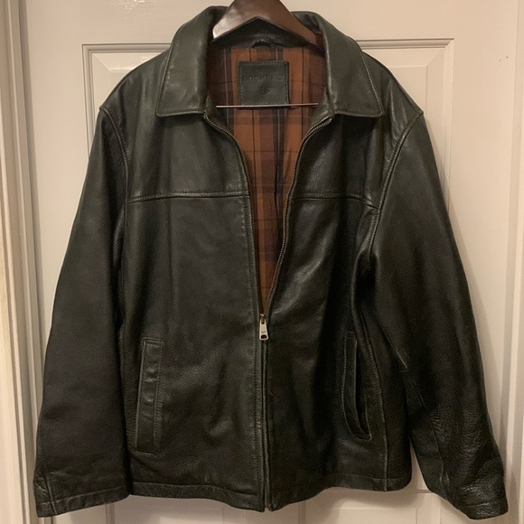 Dockers | Jackets & Coats | Dockers Real Leather Coat | Poshmark